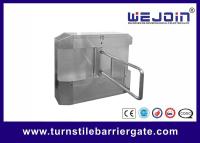 China Acrylic plate Arm Turnstile Entry Swing Barrier Gate Systems With Dry Contact Interface for sale