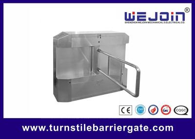 China Acrylic plate Arm Turnstile Entry Swing Barrier Gate Systems With Dry Contact Interface for sale