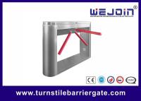 China Subway Access Control Pedestrian Barrier Gate Electronic With IC Card Reader for sale