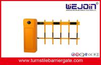 China High Speed Remote Control Automatic Car Park Barriers 6m Max Boom Length 80W for sale