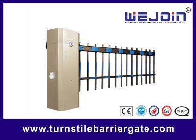 China Intelligent Car Parking Barrier Remote Control With Fence Boom for sale