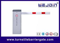 China Servo Motor Card Reader Traffic Boom Barrier 6m Boom Car Park Barrier Gate for sale