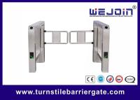 China Full Automatic Waist Height Swing Barrier Gate 900mm DC24V for sale