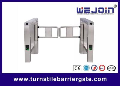 China Full Automatic Waist Height Swing Barrier Gate 900mm DC24V for sale