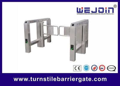 China Rfid Card Fingerprint Automatic Swing Turnstile Brush DC24V for sale