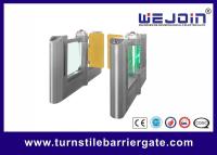 China IP32 Rfid Access Control Swing Turnstile 900mm Arm for sale