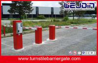 China Straight Boom Vehicle Parking Barrier Gate Automatic Steel Housing 6S Speed for sale