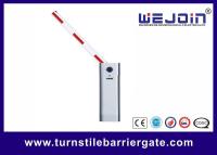 China Vehicle RS485 220v Parking Lot Barrier Gates Steel Straight Arm for sale