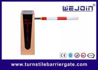 China Modularized automatic Parking Lot Barrier 90r/ Min With Foam Round Boom for sale