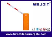 China Aluminum Arm Parking Barrier Gate Round Boom With Optional Lights for sale