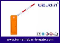 China High Reliability Car Parking Barrier Gate Straight Boom 6m RJ45 for sale