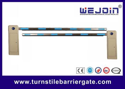 China 6s Vehicle Barrier Gate Straight Arm 6m Boom With Manual Release for sale