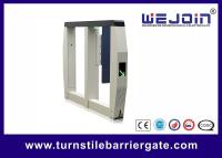 China Swing Slim Turnstile Gate 304 Stainless Steel Compact Electromechanical Design for sale