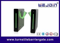 China RFID Flap Barrier Gate Turnstile SUS304 Stainless Steel For Security Control for sale