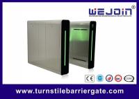 China Anti Collision Flap Barrier Gate Qr Code Face Recognition Turnstile 1100mm for sale