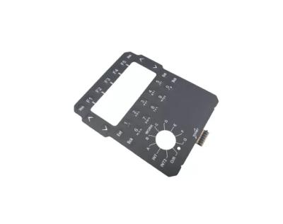 China Life Cycle 1 Million Actuations Custom Membrane Switch Including Nicomatic Female Connector and Custom Dimensions for Control Panels for sale