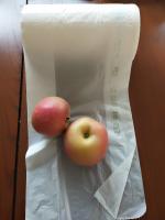 China 40 % Biobased Plastic Produce Bags On A Roll 35 X 50 Cm Semi Transparent for sale