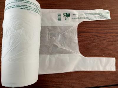 China Food Grade Small Biodegradable Plastic Bags 22+12 x 50 Cm For Fruits for sale