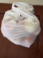 China Food Grade Small Biodegradable Plastic Bags 22+12 x 50 Cm For Fruits for sale
