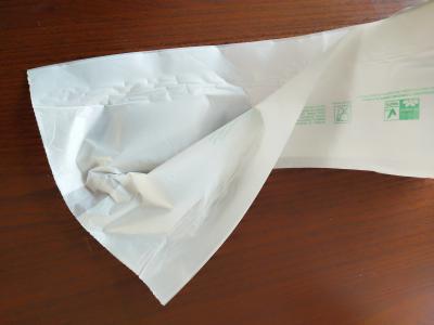 China Nature Color Biodegradable Plastic Grocery Bags Star Sealed Type EN 13432 Standard for sale
