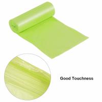 China 100 % Small Compostable Trash Bags , Flat Bin Liner Bags 0.01 - 0.08 Mm Thickness for sale