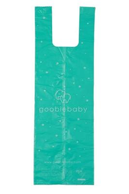 China Stable Cornstarch Thank You Plastic Shopping Bags Lightweight Non Toxic for sale