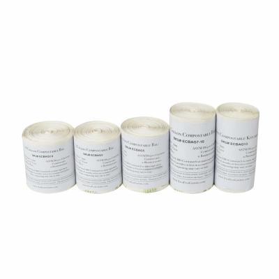 China Custom Eco Friendly Disposable Bags EN13432 Biodegradable Clear Bags for sale