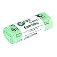 China Flat Biodegradable Garbage Bags , 40% Based Biodegradable Plastic Trash Bags for sale