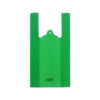 China Bio Based Disposable Pet Waste Bags , Green T Shirt Plastic Bags LF-PET-004 for sale