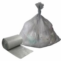 China 40 % Bio Based Biodegradable Disposable Bags 1 Or 2 Color Printing Anti Corrosion for sale