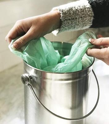 China 100 % Biodegradable Disposable Bags 35 X 50 Cm High Capacity OEM Service for sale