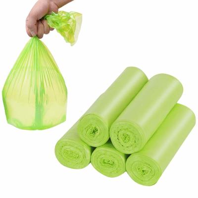 China Non Toxic Compostable Kitchen Trash Bags , 20 Mic Cornstarch Bin Liners for sale