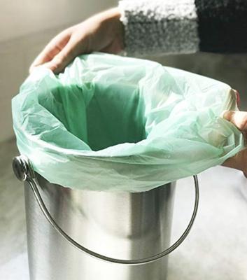 China 40×65cm Biodegradable Garbage Bags EN13432  Eco Friendly Trash Bags for sale