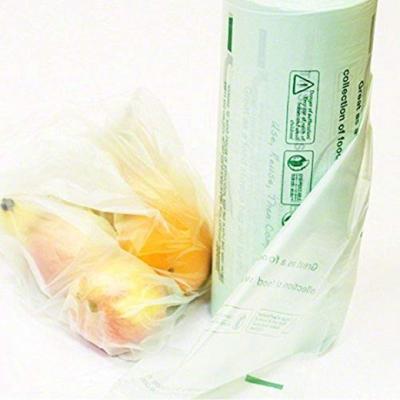 China EN 13432 Plastic Produce Bags On A Roll , Durable Vegetable Bags On Roll  for sale
