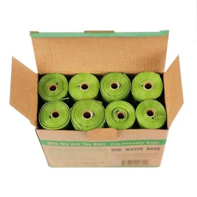 China 15mic Biodegradable Dog Poop Bags 23x36 cm  Biodegradable Cat Litter Bags for sale