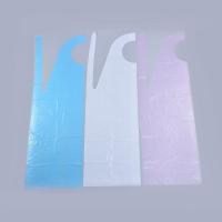 China White Biodegradable Aprons Good Insulating Property 65 X 100 Cm 12 Mic for sale