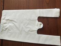 China Large Biodegradable Check-Out T-Shirt Bag for sale