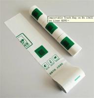 China 25mic Biodegradable Plastic Carry Bags EN13432 Biodegradable Retail Bags for sale