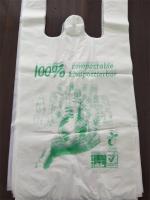 China 100% Biodegradable Compostable Plastic Shopping Bags for sale