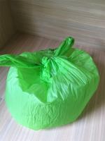 China Green Compostable Fully Biodegradable Trash Bags Bin Liners for sale