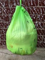 China Green Compostable Fully Biodegradable Trash Bags Bin Liners for sale