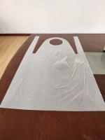China Biodegradable Disposable Oil Proof Soft Plastic Aprons for sale