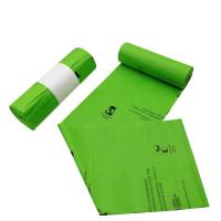 China Cornstarch Based 100% Biodegradable Compostable Plastic Garden Lawn And Leaf Collection Bag for sale