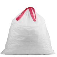 China Corn Starch Based Drawstring Fully Compostable Trash Bags for sale