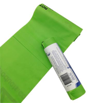China HDPE LDPE Plastic Biodegradable Garbage Bags 100% Compostable for sale