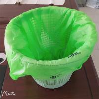 China Custom Green Biodegradable Trash Bags for sale
