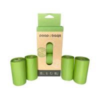 China Bioplastic Biodegradable Dog Poop Bags TUV ABA BPI certificated for sale
