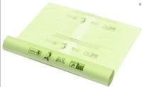 China Flat 100% Biodegradable Plastic Shopping Bags For Home Municipal Composting for sale