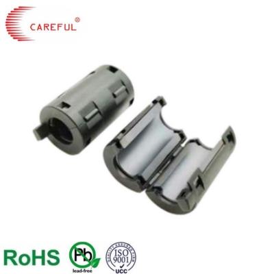 China Customization SCRC / SCNF Type RFI EMI Ferrite Core Plastic Shell Clip On Noise For 3.5mm-13mm Cable for sale