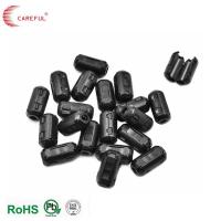 China Custom Size Black Plastic Case  Clip-On Ferrite Ring Core Clamp Ferrite Core With Hole 7/8/9/11mm for sale